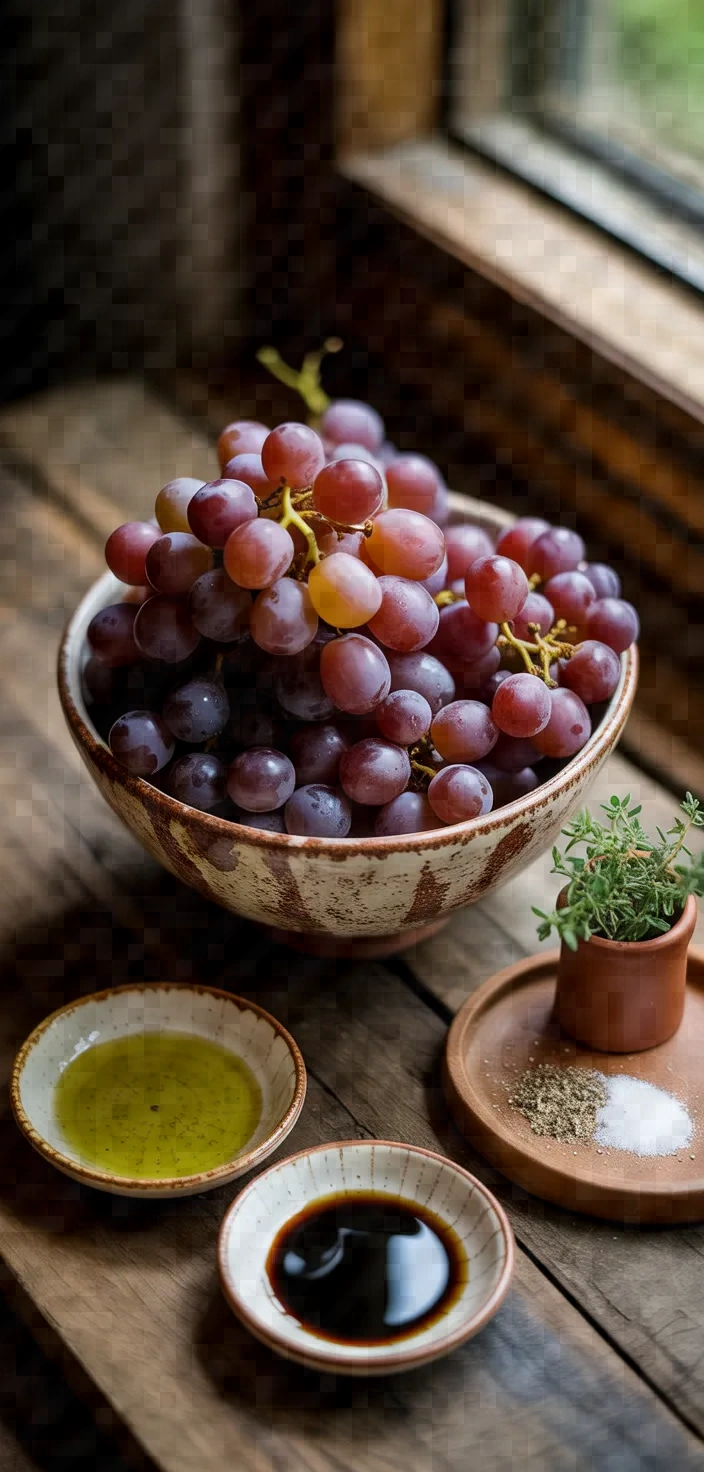 Balsamic Roasted Grapes Recipe - spoonledger.com